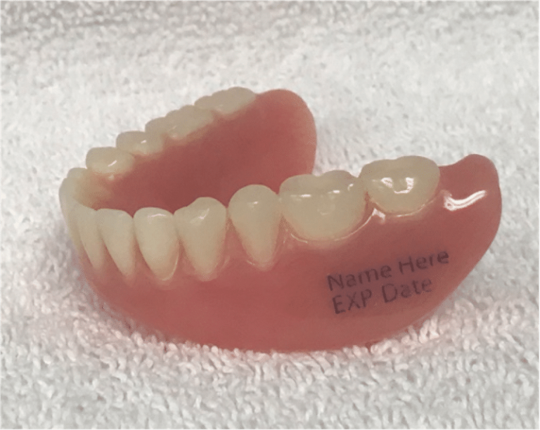 Denture Engraving - Denture Services Red Deer